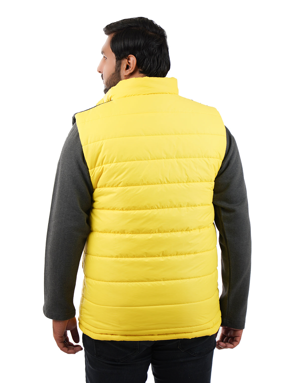 Gilet Sleeveless 2-Tone Jacket - Black / Yellow